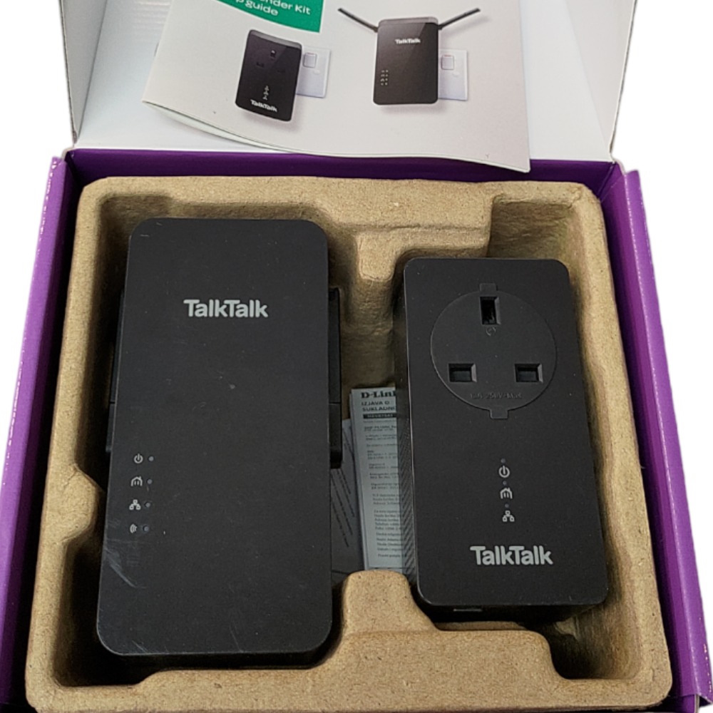 Used TalkTalk DHP-W611AV Wi-Fi Extender Kit - Own4Less